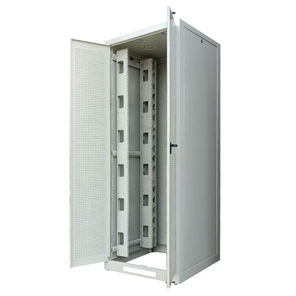 Rack Piso Servidor c Porta Bi-Partida 44U - Racks Fks